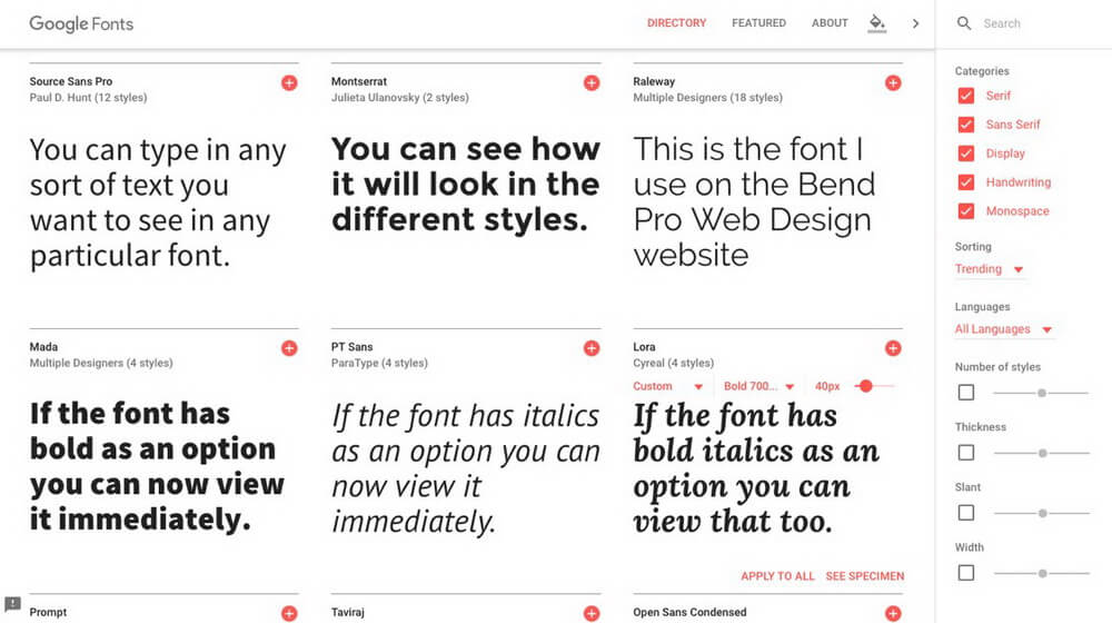 Best Google Fonts in 2019 - VolThemes