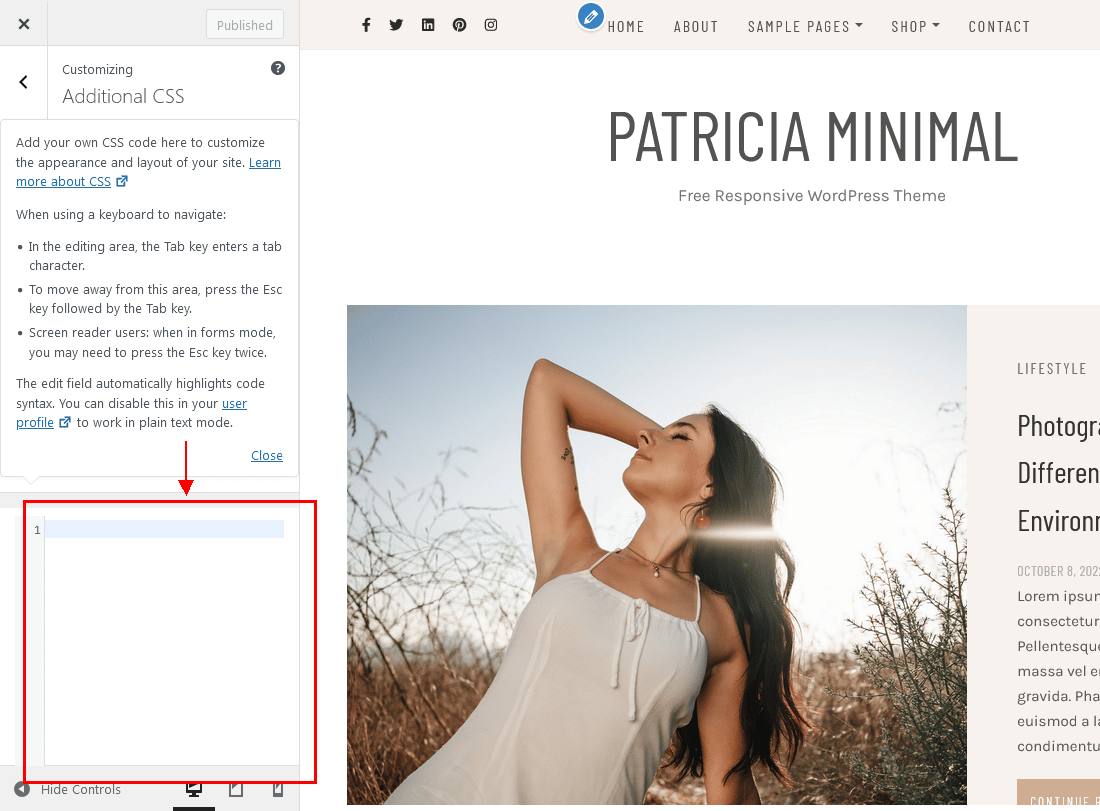 Patricia Minimal Documentation - VolThemes